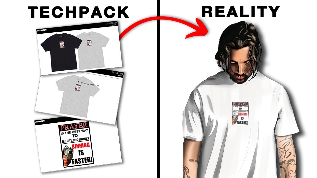 How To Make A Tech Pack For Your Clothing Brand - YouTube