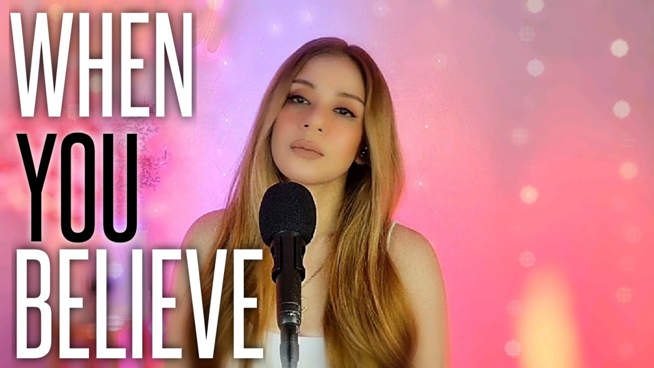 When You Believe - Whitney Houston and Mariah Carey | cover by Marinel - YouTube