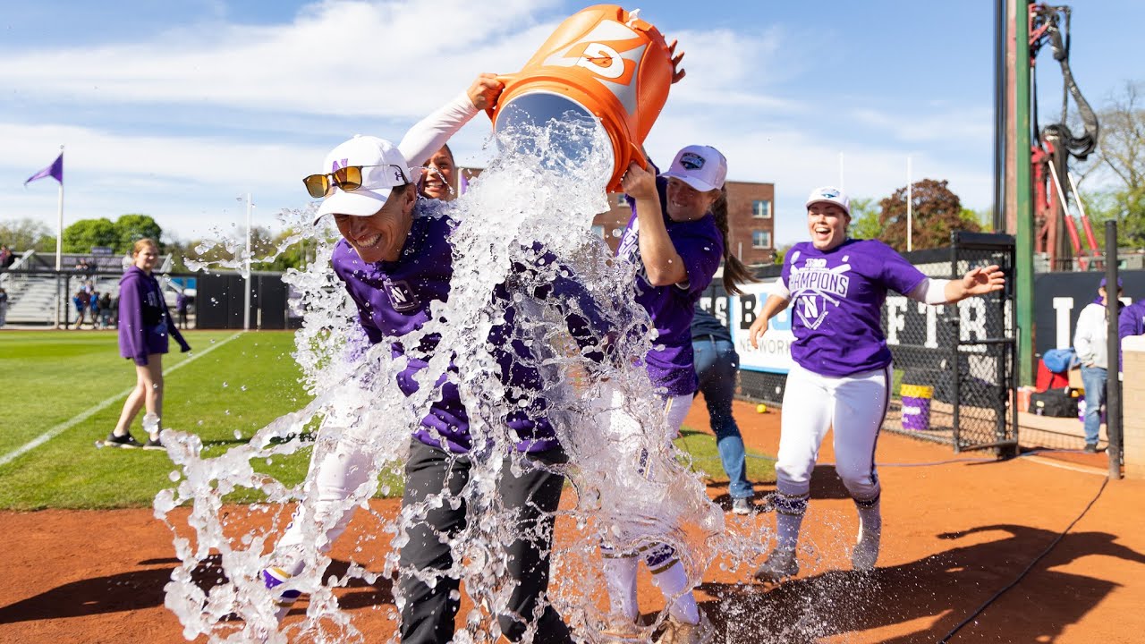 Softball - Kate Drohan, Hannah Cady Big Ten Championship Postgame ...