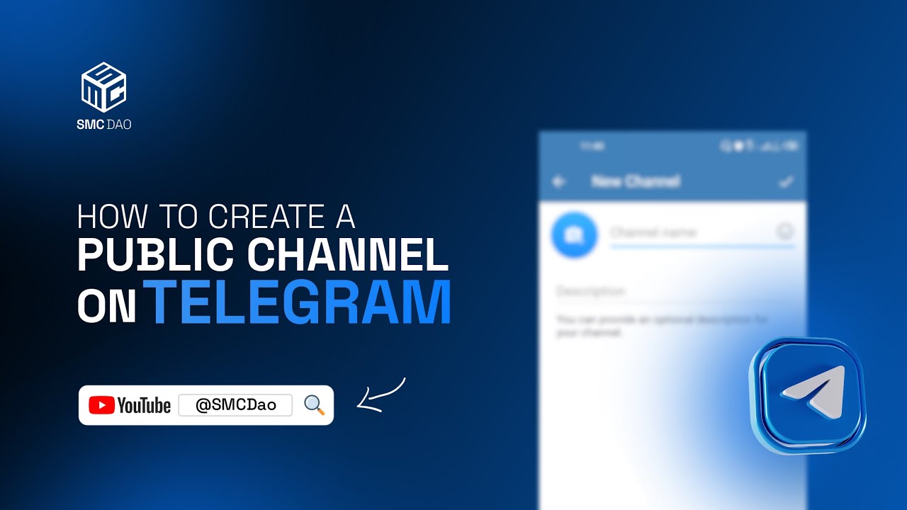 How to create a Public Channel on Telegram - YouTube