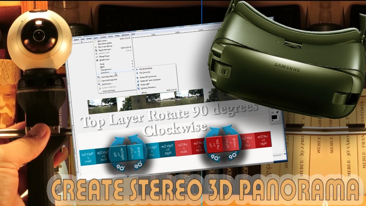How to create a Stereo (3D) 360 Panorama for Samsung Gear VR by Samsung ...
