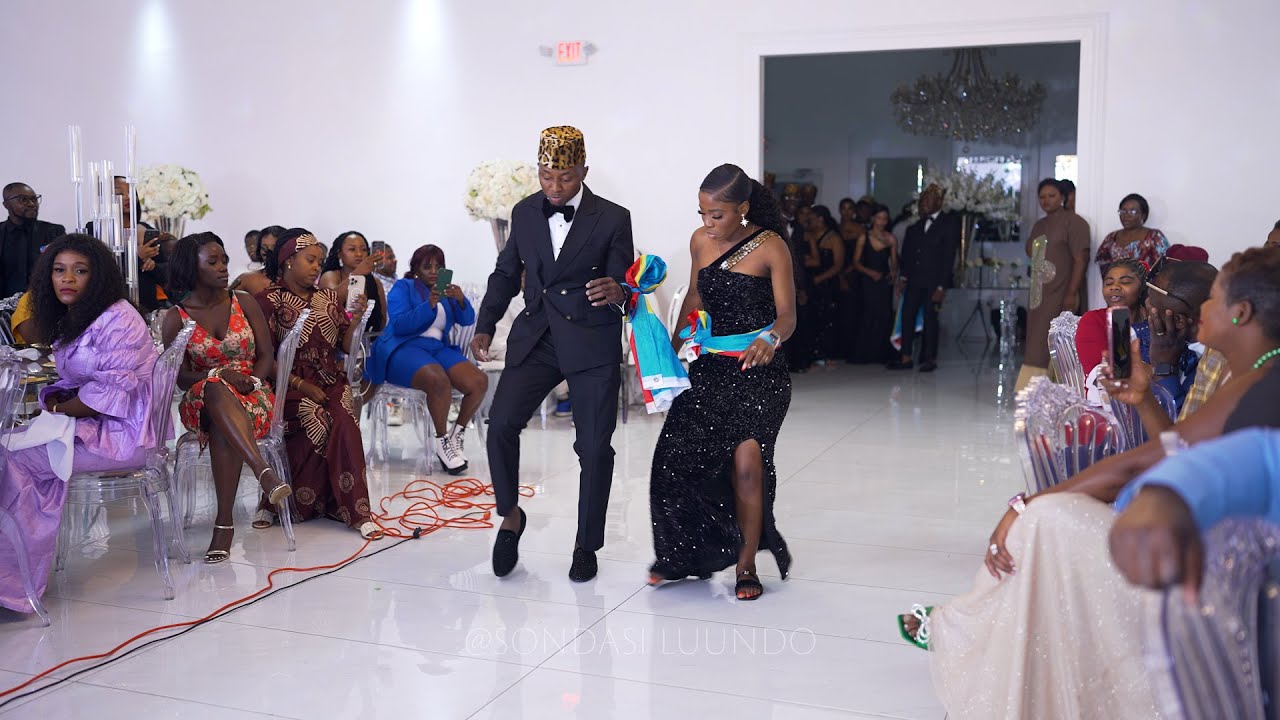 Best Congolese Wedding Entrance Dance - ( Cedric and Gina Wedding ...