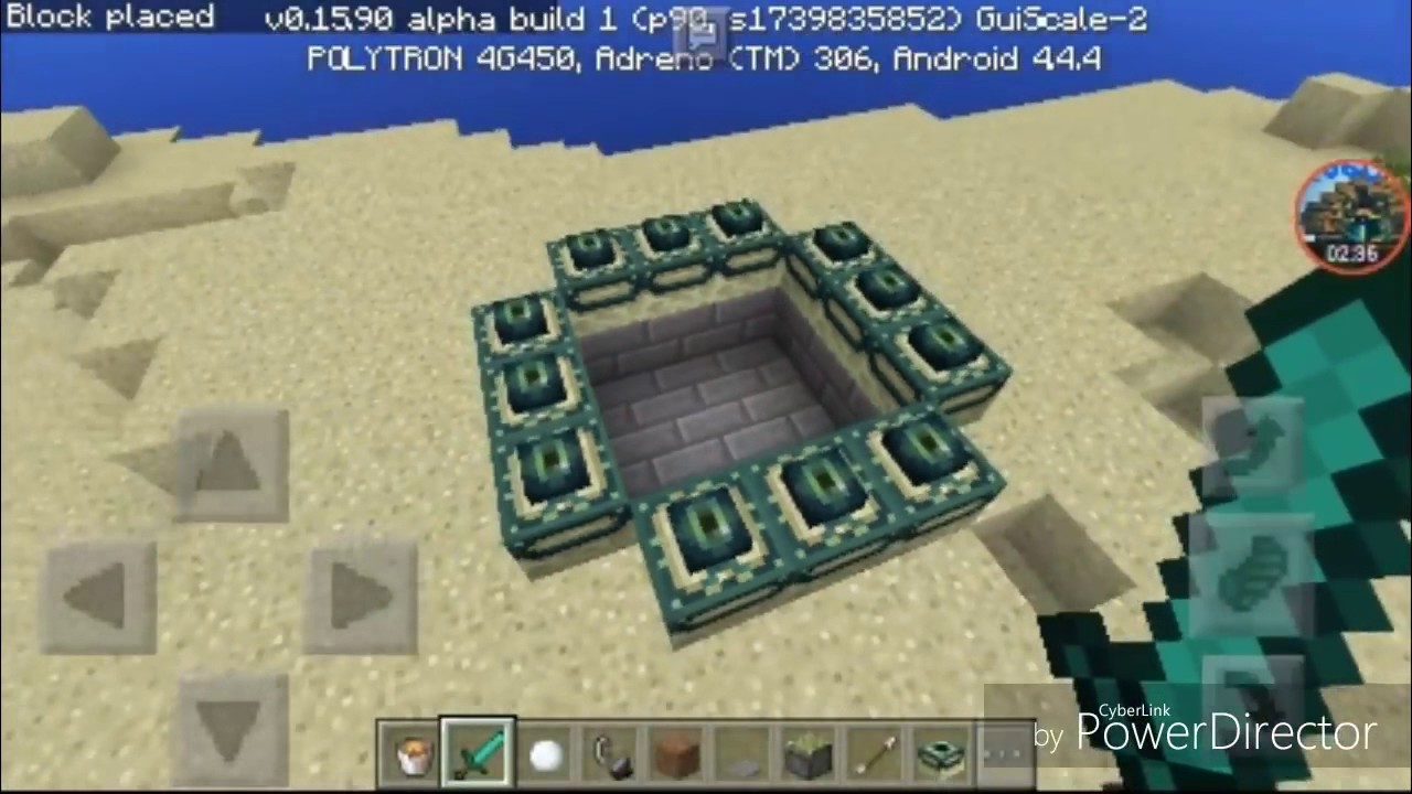 Cara mendapatkan ender eyes block di minecraft pe v16. - YouTube