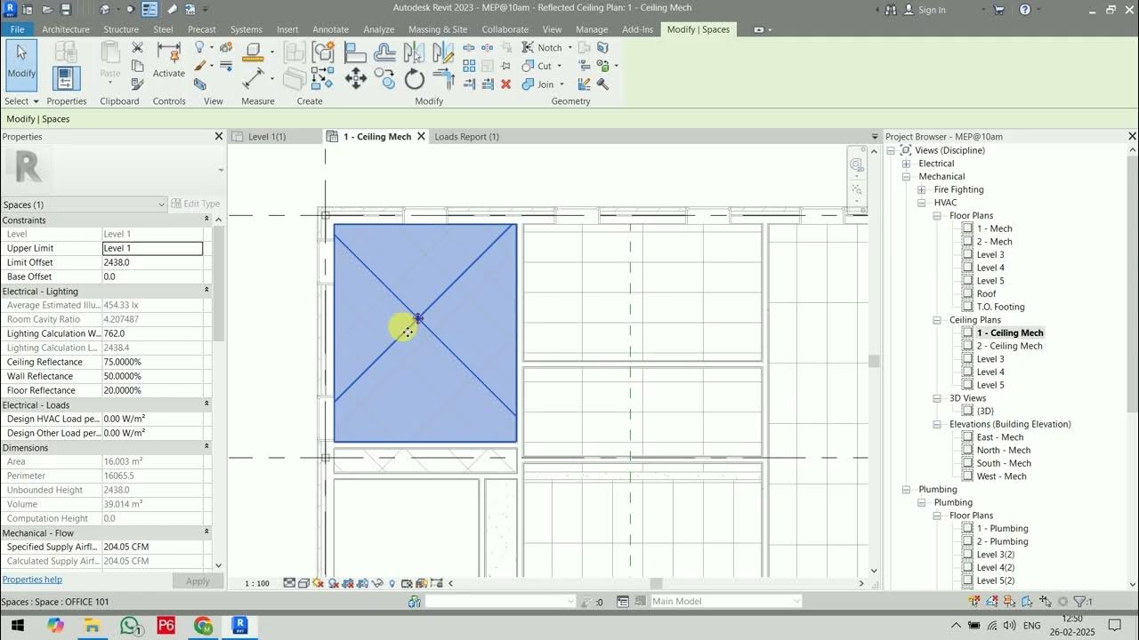 How to do Heating & Cooling Load Analysis | HVAC Modeling in Revit MEP | Lec - 06 - YouTube