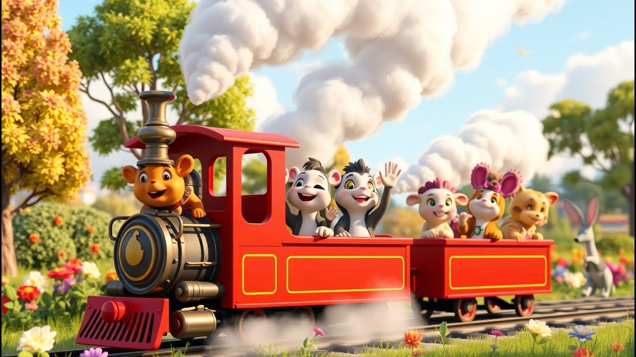 Go Go My Train Cho Cho Cho | Fun Baby Song for Kids | Sing Along Train ...