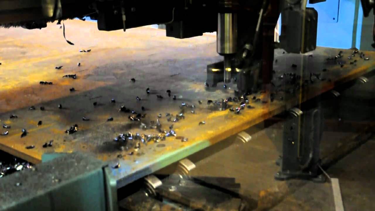 Structural Steel Drilling - YouTube