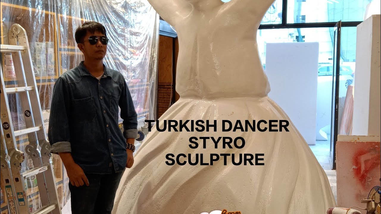 3D STYRO SCULPTURE TURKISH DANCER - YouTube