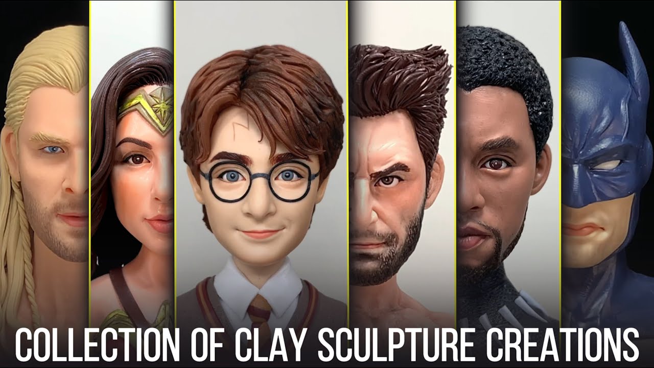 Clay Art Showcase:Harry Potter，Wonder Woman，X-Men Origins: Wolverine ...