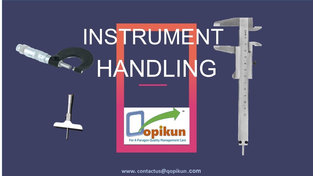 Instrument Handling Training Tutorial by Qopikun Services..... - YouTube