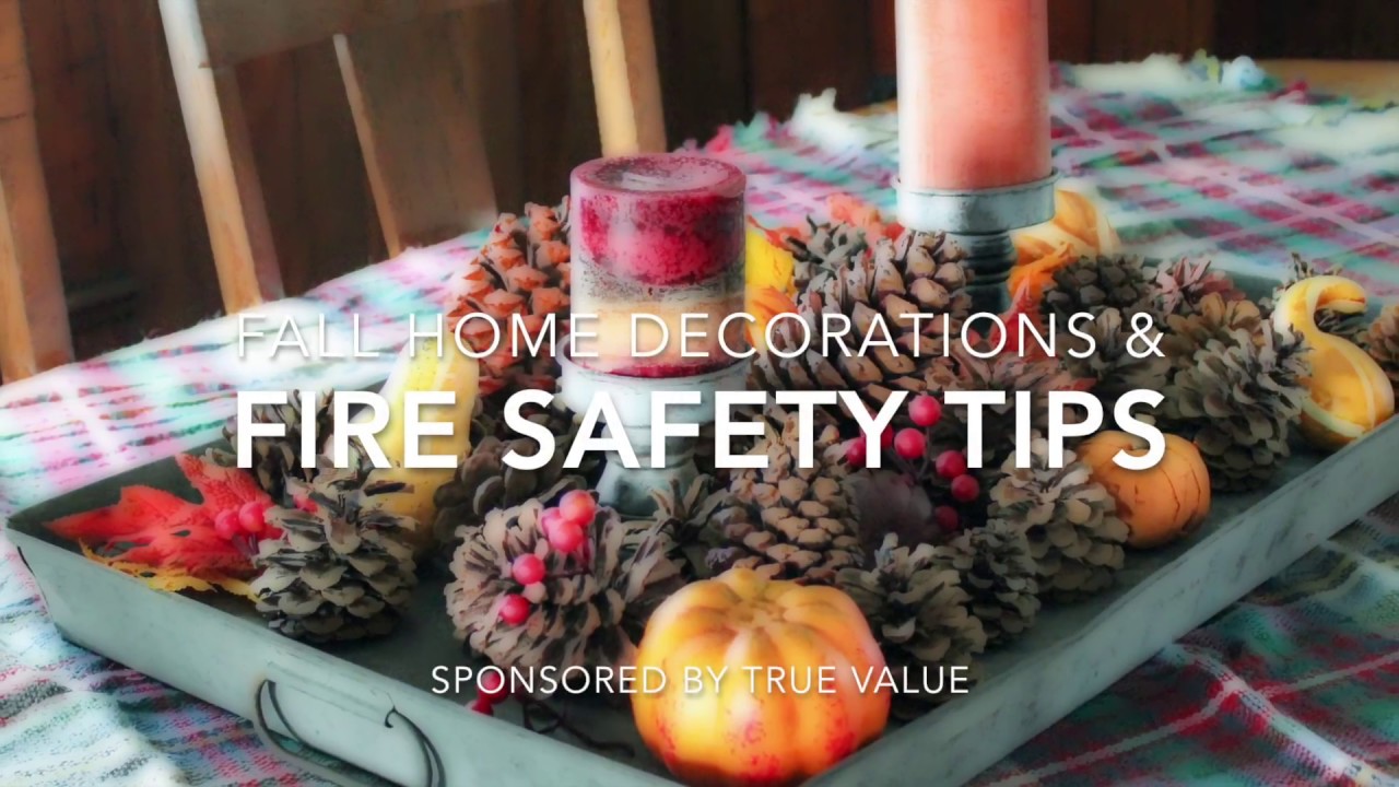 Farmhouse Fall Decor + Fire Safety Tips - YouTube