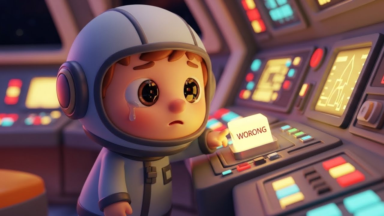 Among Us Crying Crewmate Pressed the Wrong Button | Nursery Rhymes for ...