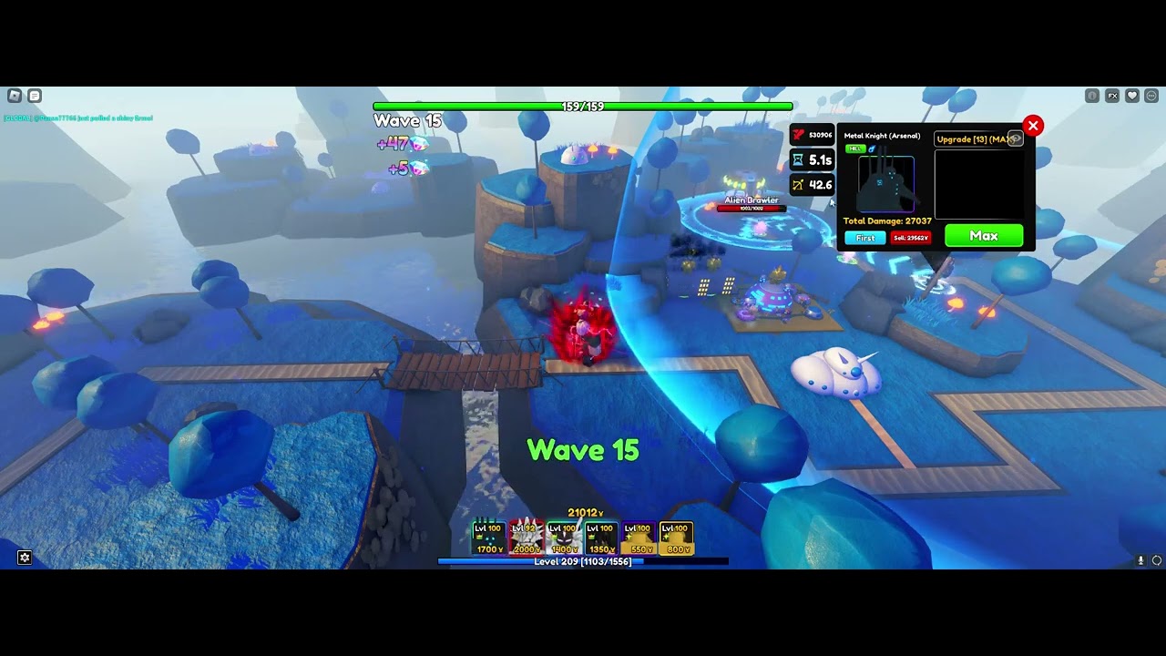 Anime Adventures SHINY UNIQUE METAL KNIGHT!!!INSANE DAMAGE OVER 1 ...