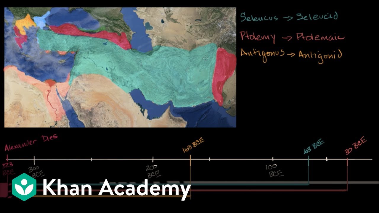 Diadochi and the Hellenistic Period | World History | Khan Academy ...