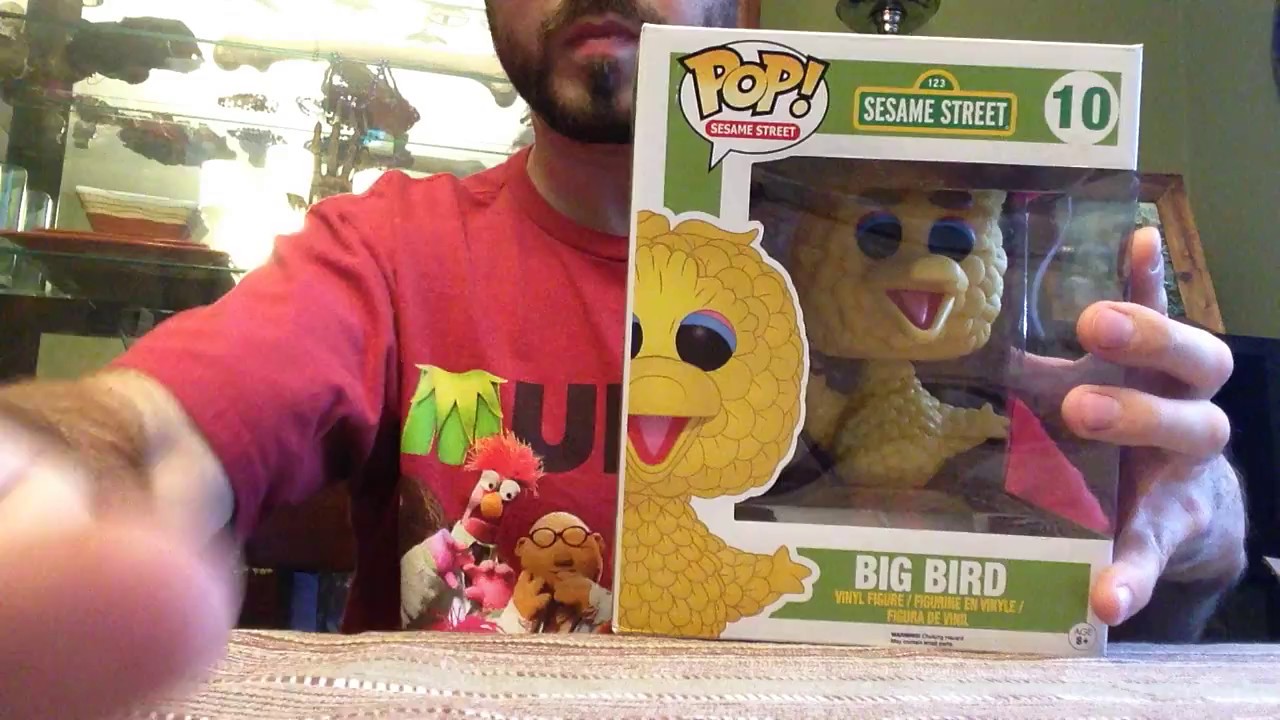 Funko Pop Sesame Street Big Bird Large Vinyl Figure Review - YouTube