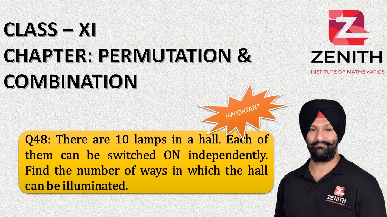 There are 10 lamps in a hall. Each of them can be switched ON ...