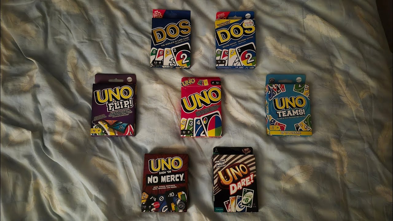 All Versions of Uno Games Played In One Video - YouTube