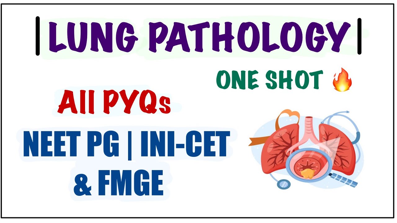 Respiratory Pathology All PYQ’S | NEET PG,INI-CET & FMGE | In ONE SHOT #pathology - YouTube