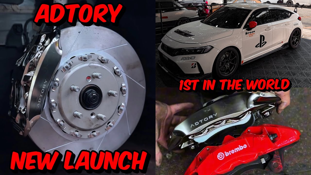 CIVIC TYPE R FL5 / EP23 - ADTORY NEW RELEASE DISC BRAKE KIT - YouTube