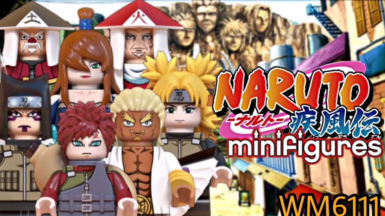 LEGO Naruto Shippuuden (ナルト 疾風伝) MINIFIGURES LEGO UNOFFICIAL WM BLOCKS ...