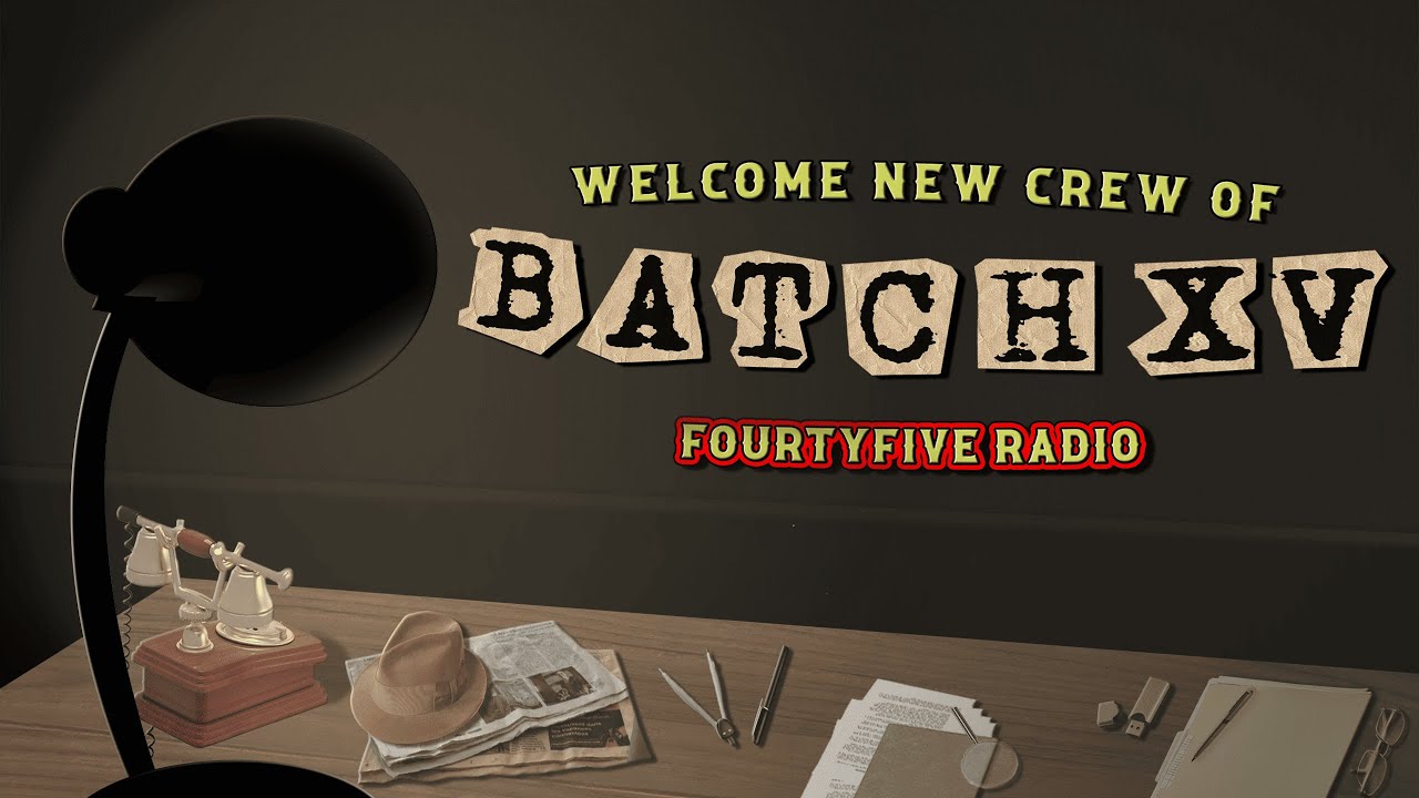 Official Announcement Batch XV of Fourtyfive Radio - YouTube