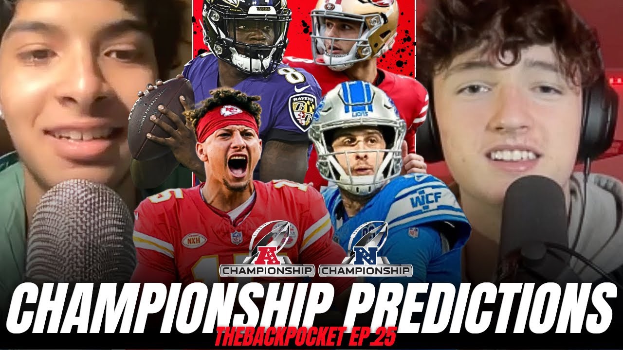 NFL Championship Sunday Picks and Predictions: AFC and NFC | Ep. 25 ...