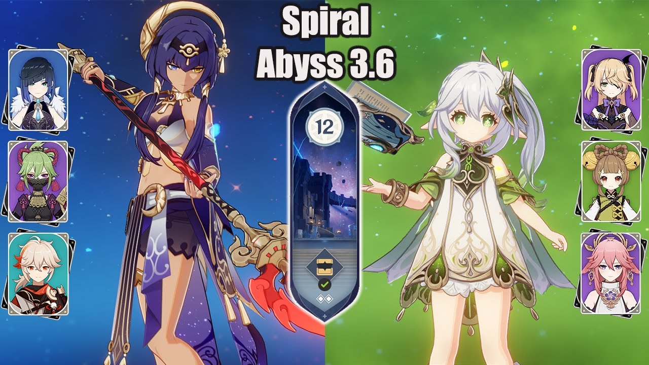 C2 Candace DPS Taser And C2 Nahida Yaoyao Spread SPIRAL ABYSS 3.6 ...