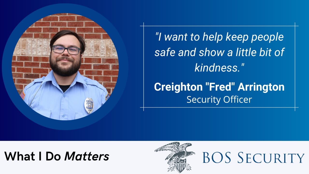 What I Do Matters: Creighton "Fred" Arrington - YouTube