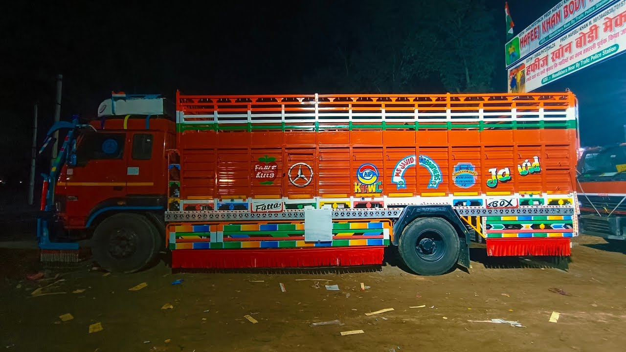 #new #body #makar #modifi #tata #gadi #1619 #warkshop #haryana ...