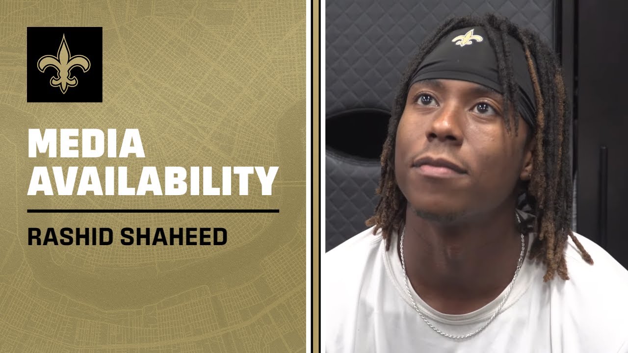 Rashid Shaheed talks Return Game | New Orleans Saints - YouTube