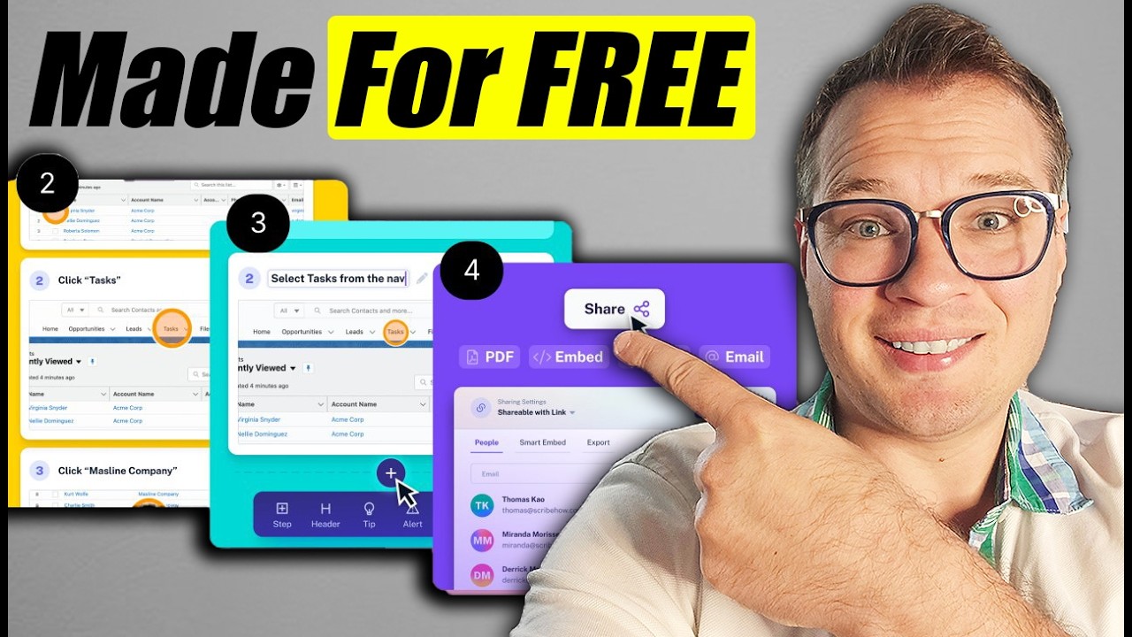 Create Step by Step instructions FREE Using Scribe - YouTube