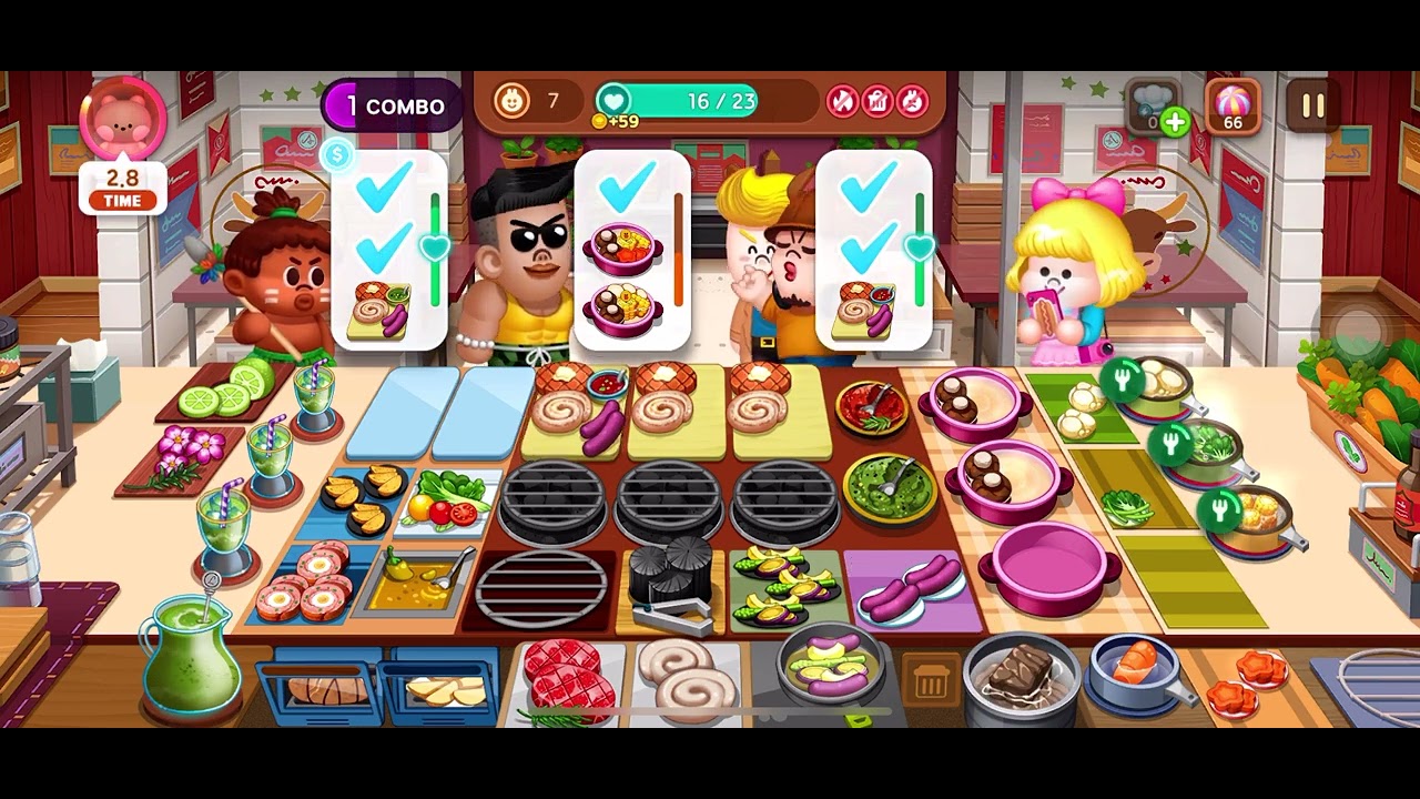 LINE CHEF Dining Samba Kitchen Stage 36-3 - YouTube