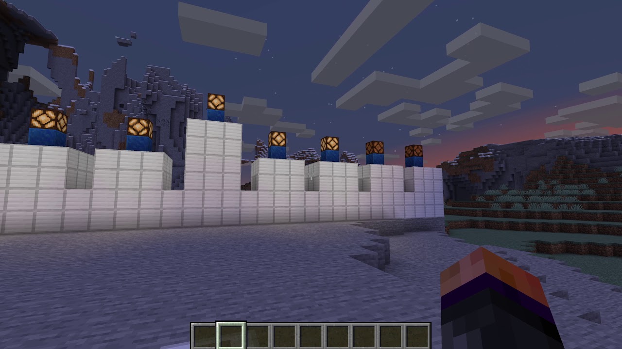 Minecraft Menorah: Hanukkah Night Six - YouTube
