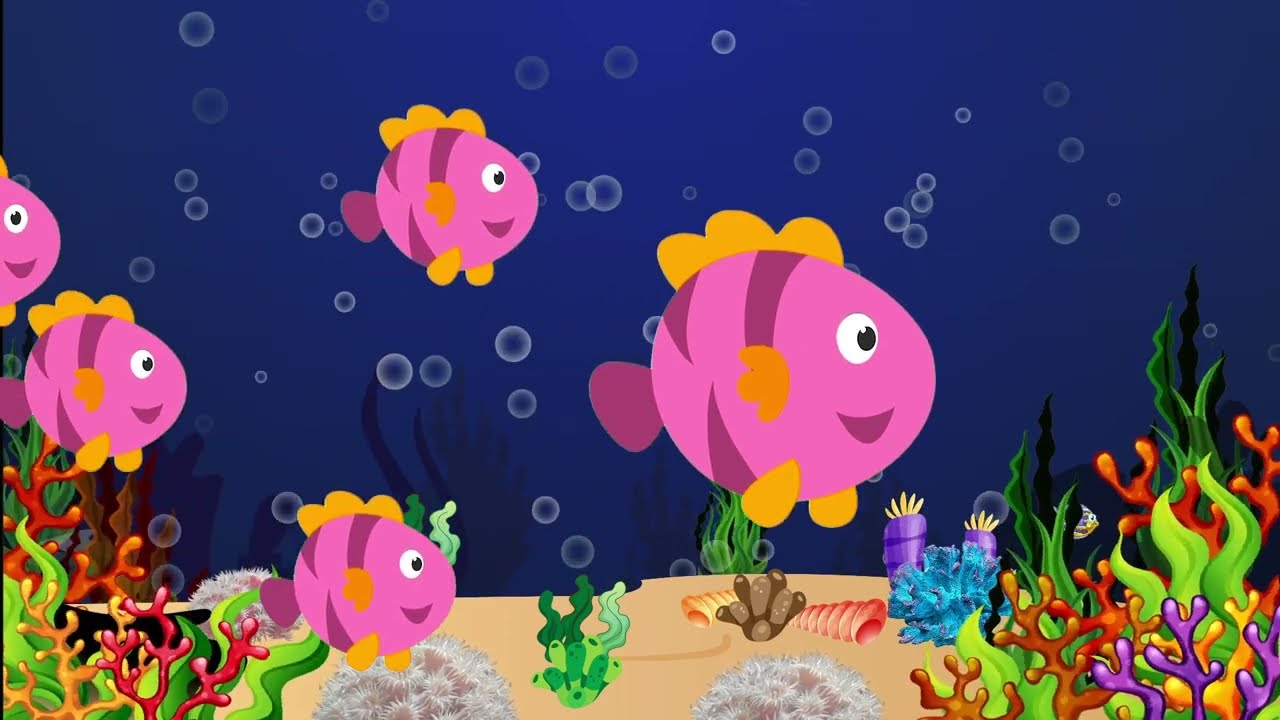 Baby Lullaby Soothing fishes Calming Undersea Animation fish Aquarium ...