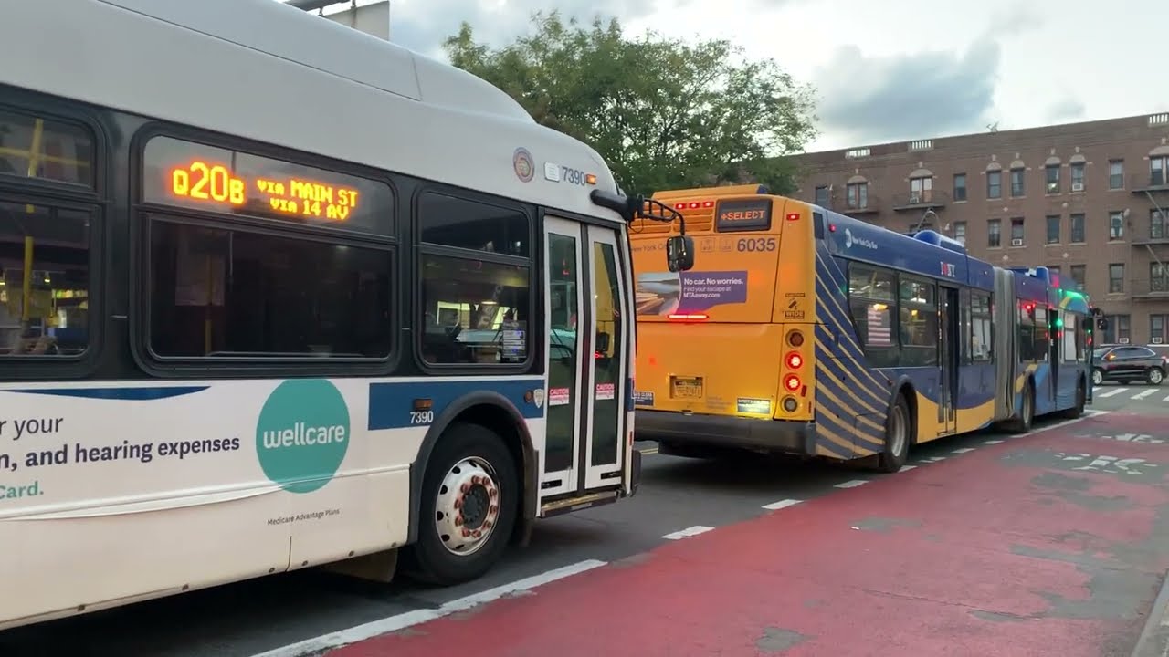 Queens, New York - MTA Buses - YouTube