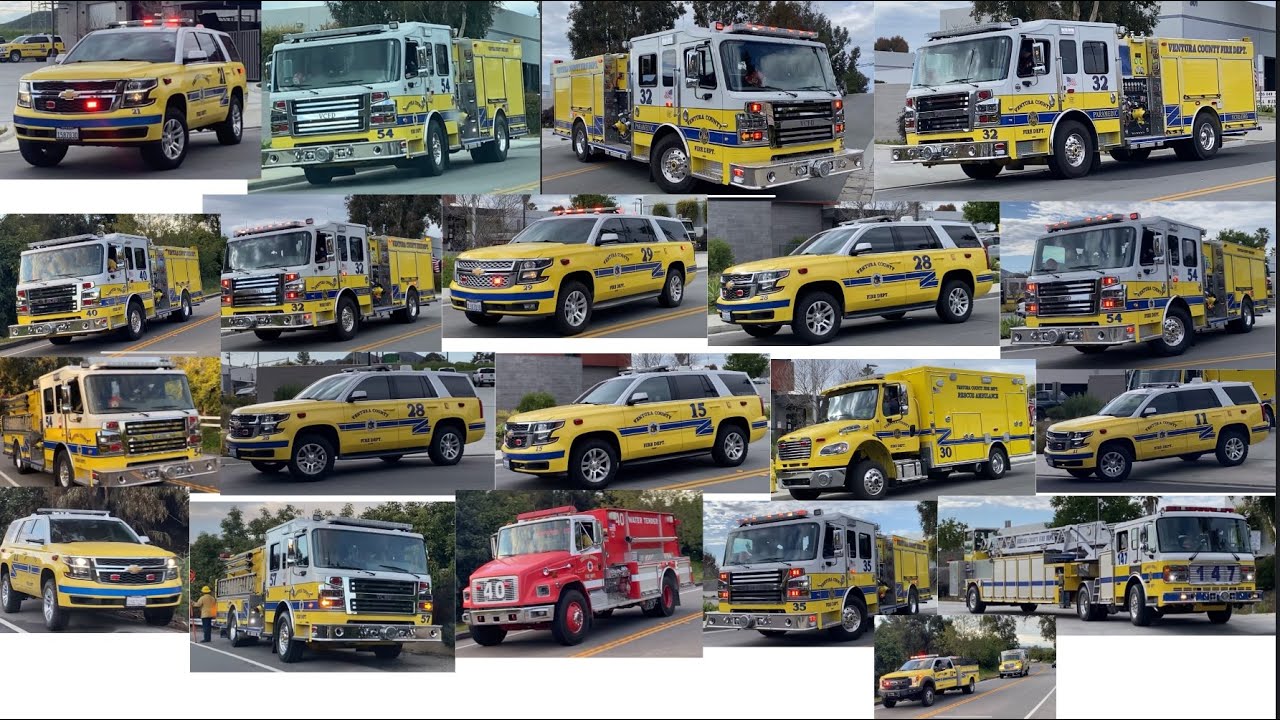 *CHANNEL-VERSARY* VCFD Station 35 Catches! Fire Trucks, Battalion ...