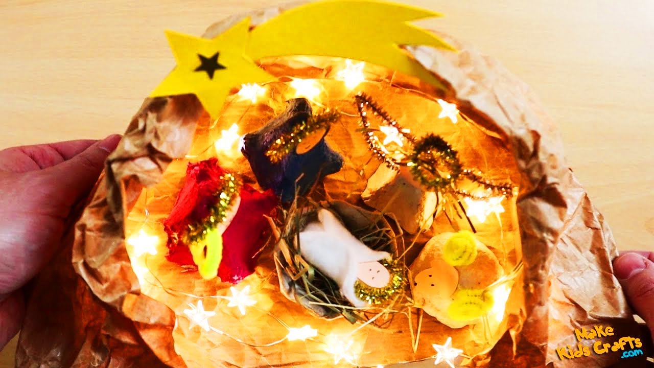 How to make Simple Nativity Scene? | Craft Ideas | DIY - YouTube