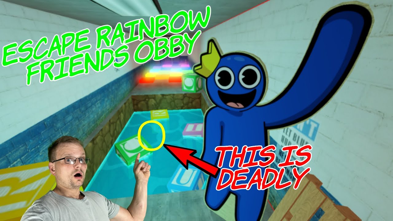 Roblox Escape Rainbow Friends Obby - YouTube