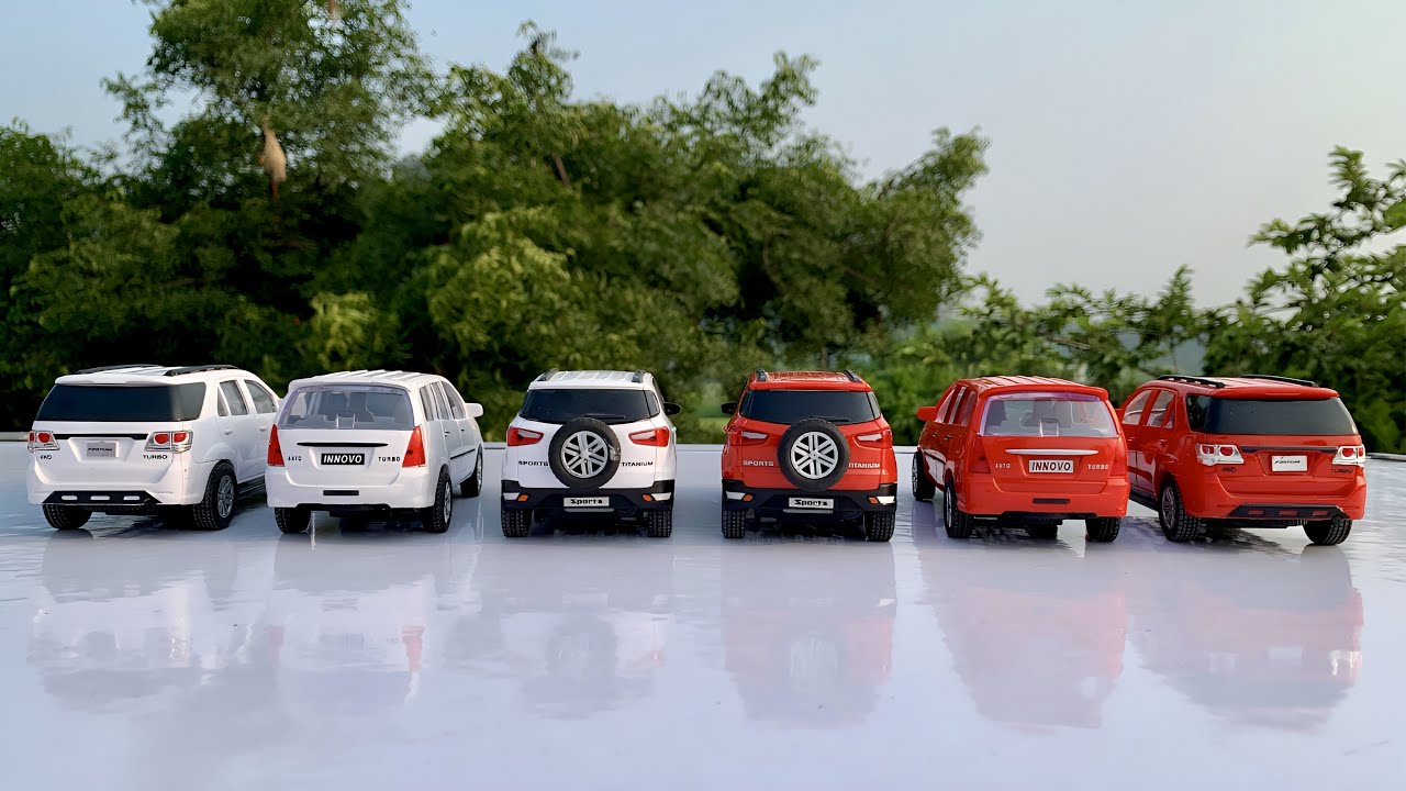 Unboxing of Scale Model Ford EcoSport | Toyota Innova | Toyota Fortuner ...