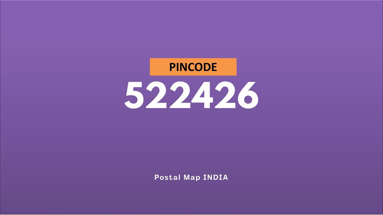 Pincode 522426 - Gannavaram, Kotturu, PWD Colony & More - YouTube
