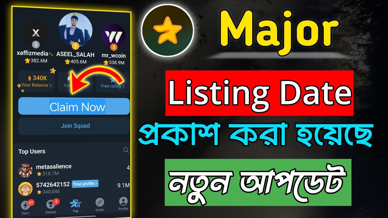 How to increase major star? | Major listing date | Major new updates ...