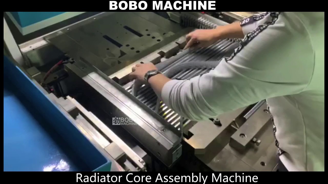 Radiator Core Assembly Machine - YouTube