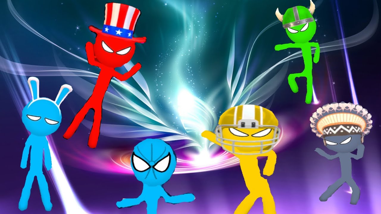 try to become a real ninja Stickman Party mini games - YouTube