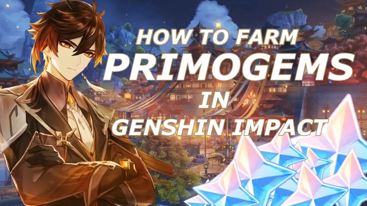 GENSHIN IMPACT FARMING GUIDE // DIFFERENT WAYS TO FARM PRIMOGEMS! - YouTube