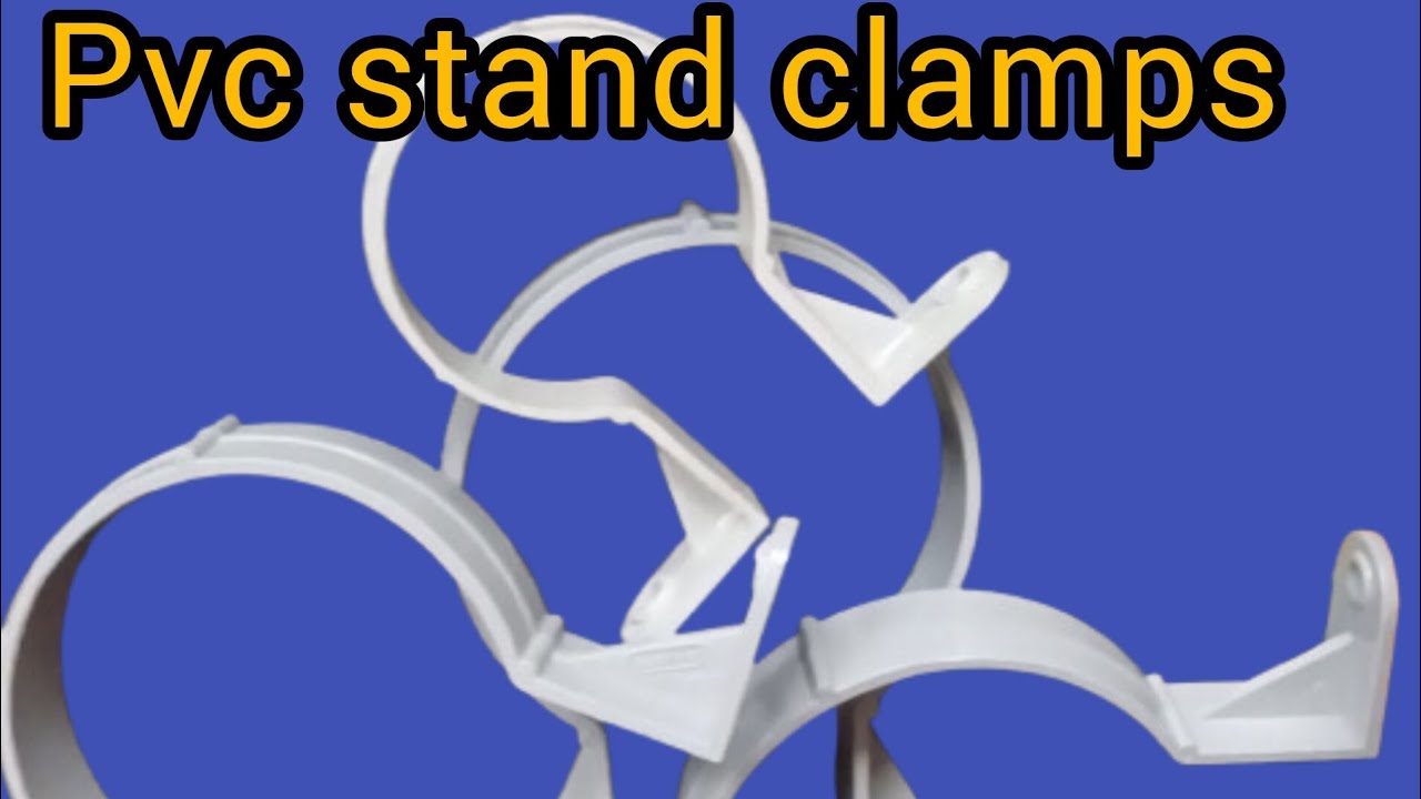 #pvc stand clamps #ashirwad company #size 4inch and 21/2 inch - YouTube