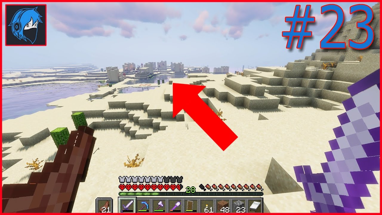 En Landsby! | Minecraft Hardcore | Episode 23 - YouTube