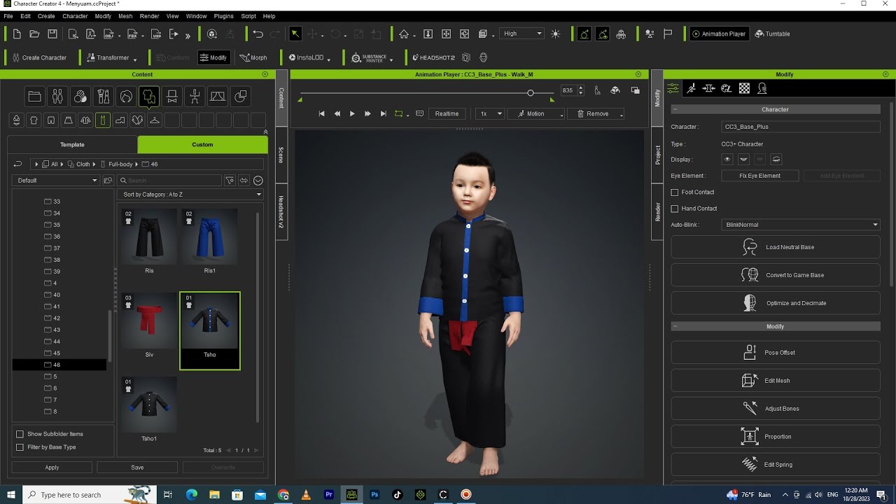 CC4 create Material for cloth and prop - YouTube