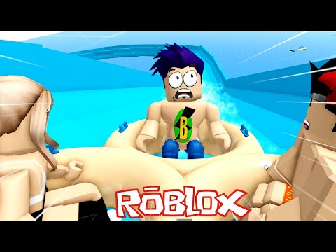 SU PARKINDAN KAYDIK! - Roblox Aqualiana Water park