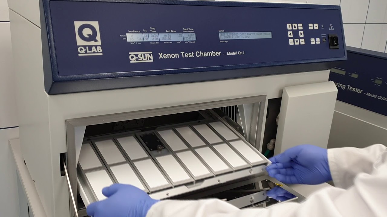 Paint lightfastness ASTM D6695 [Paint Testing] - YouTube