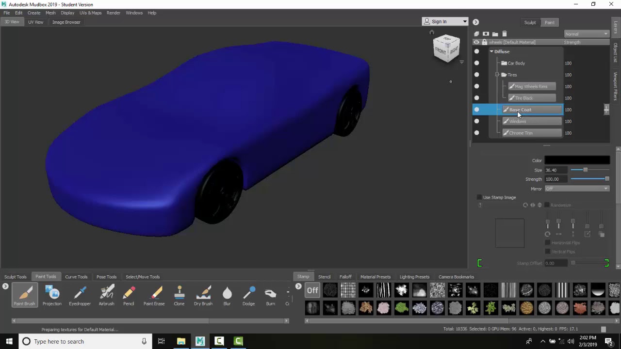 Mudbox 06 10 Group Paint Layers - YouTube