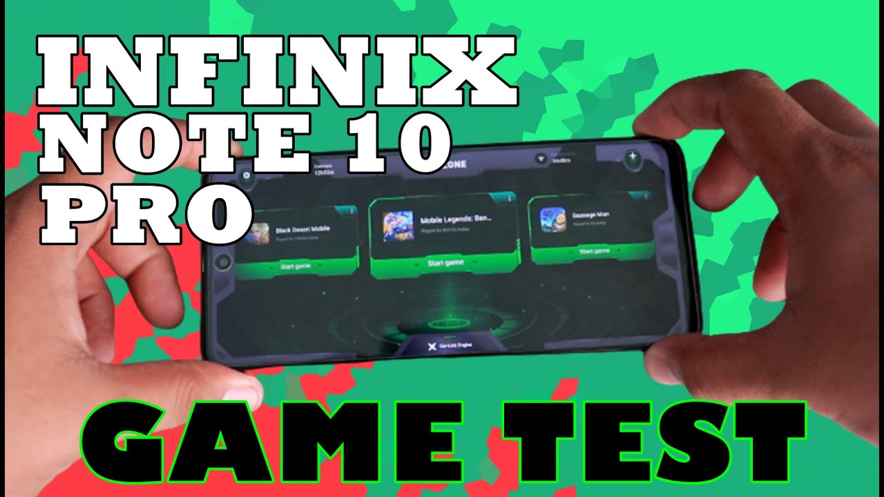 Infinix Note 10 Pro Gaming Test - YouTube